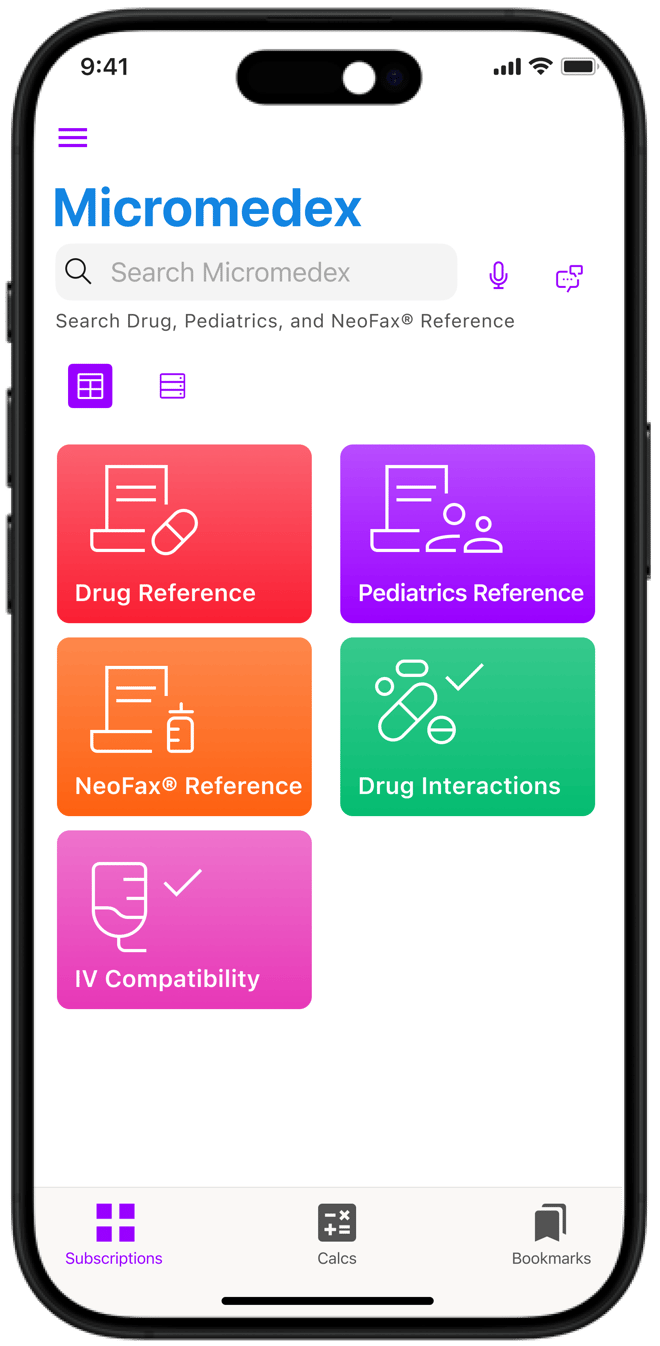 Micromedex Training Center | Mobile App